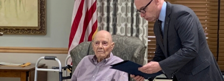 Buddy Kunkle, SC’s Oldest Veteran, Recognized – WKDK AM 1240 / 101.7 FM